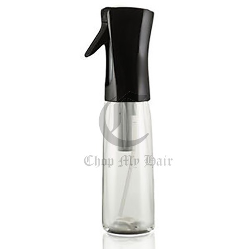 Flairosol Continuous Mist Spray Bottle Black Trigger 10oz. FLAIRBLK